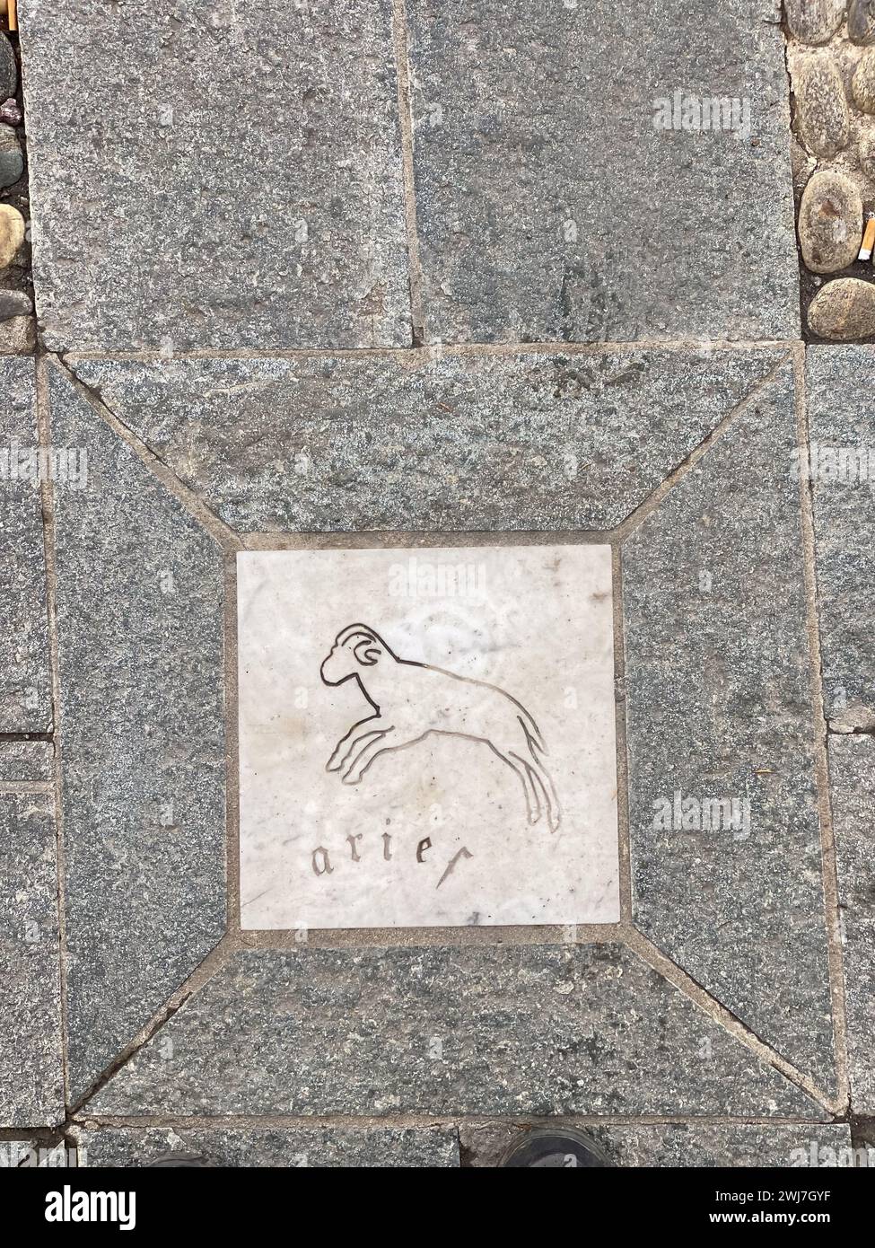 Roccabianca, Parma , Italy - december 31st 2023 astrological esoteric ...