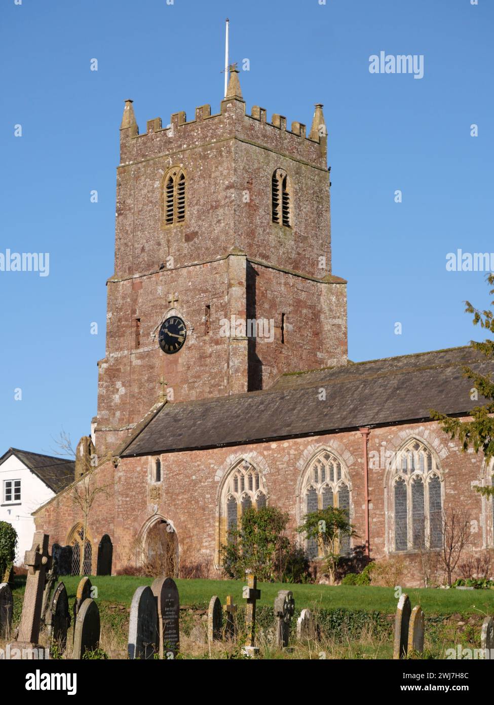 St John the Baptist Church, Sampford Peverell, Tiverton, Devon UK Stock ...