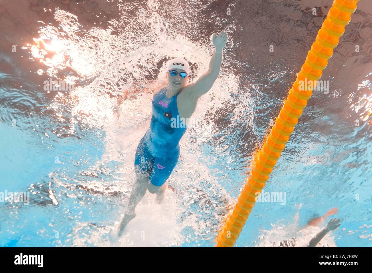 Siobhan Bernadette Haughey of Hong Kong competes in the women's 200 ...