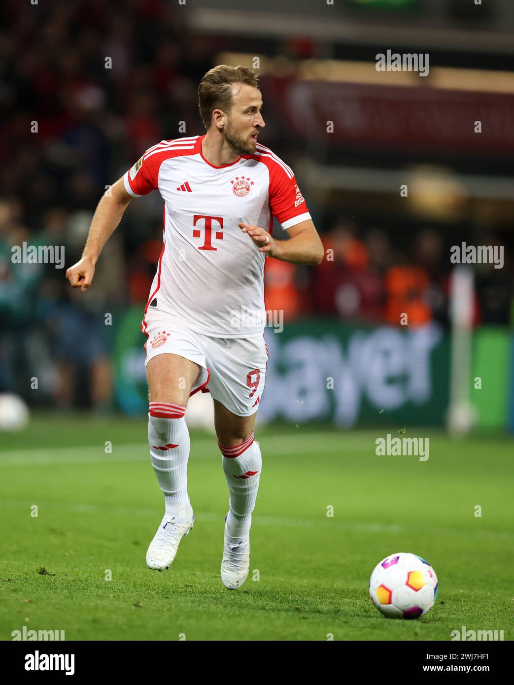 Harry Kane of Bayern Muenchen LEVERKUSEN, GERMANY - FEBRUARY 10 ...