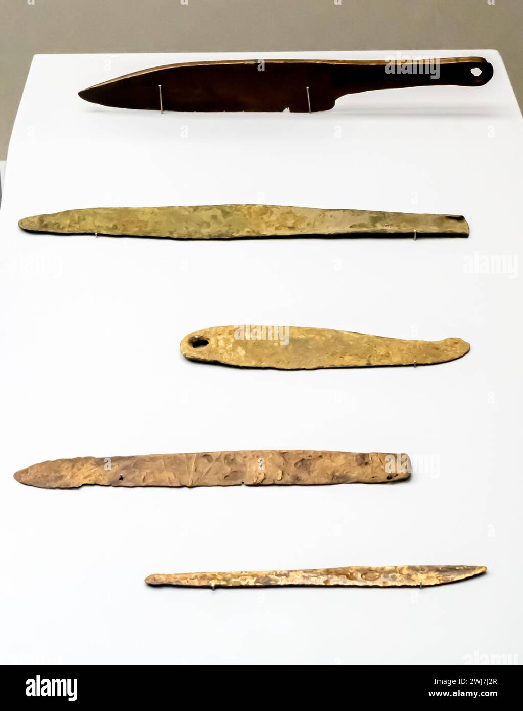 Bronze knives, 12th century B.C. Torgai Kazakhstan Stock Photo - Alamy