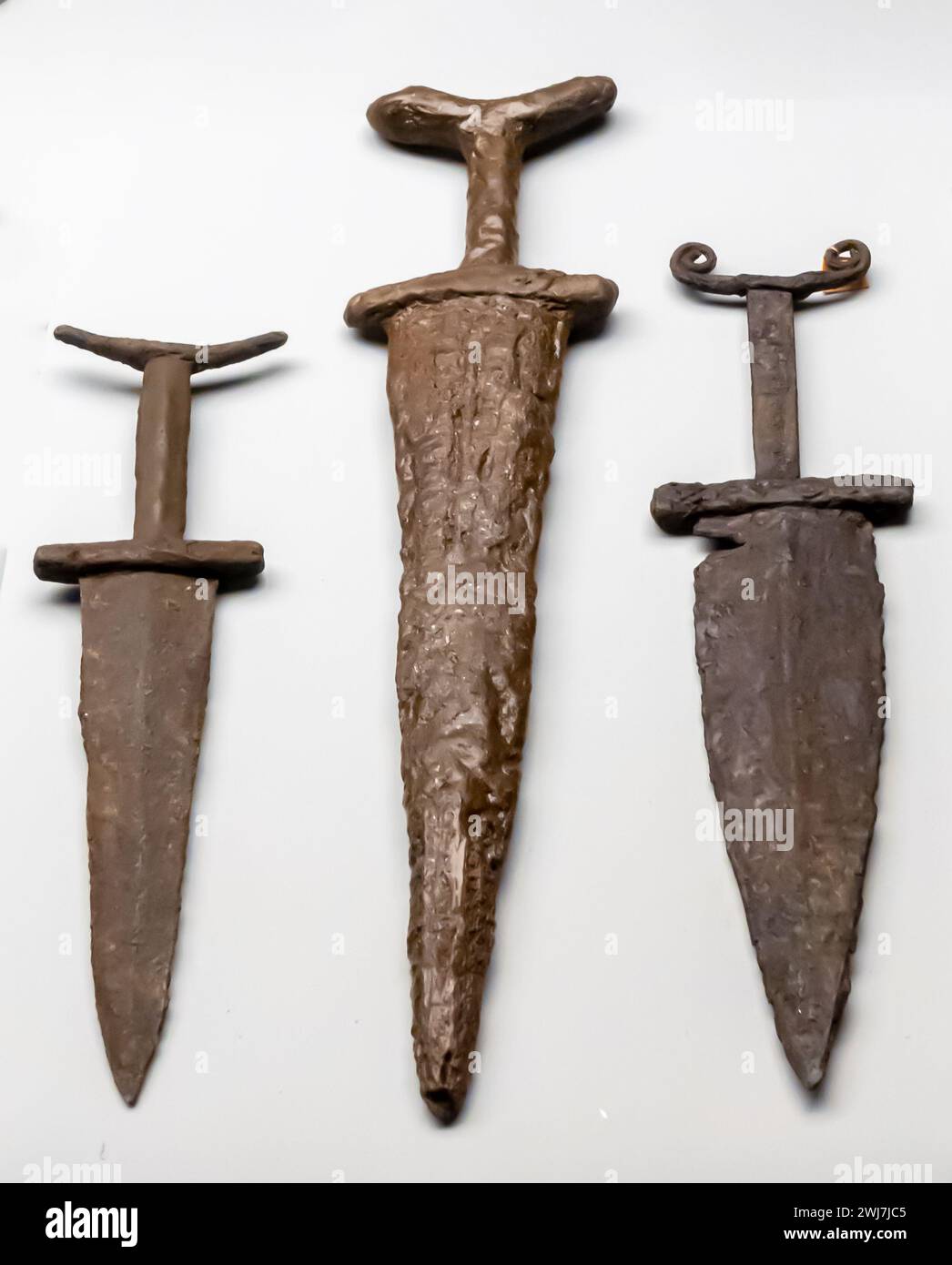 Bronze swords, 4th - 3rd century B.C. Kazakhstan Stock Photo - Alamy