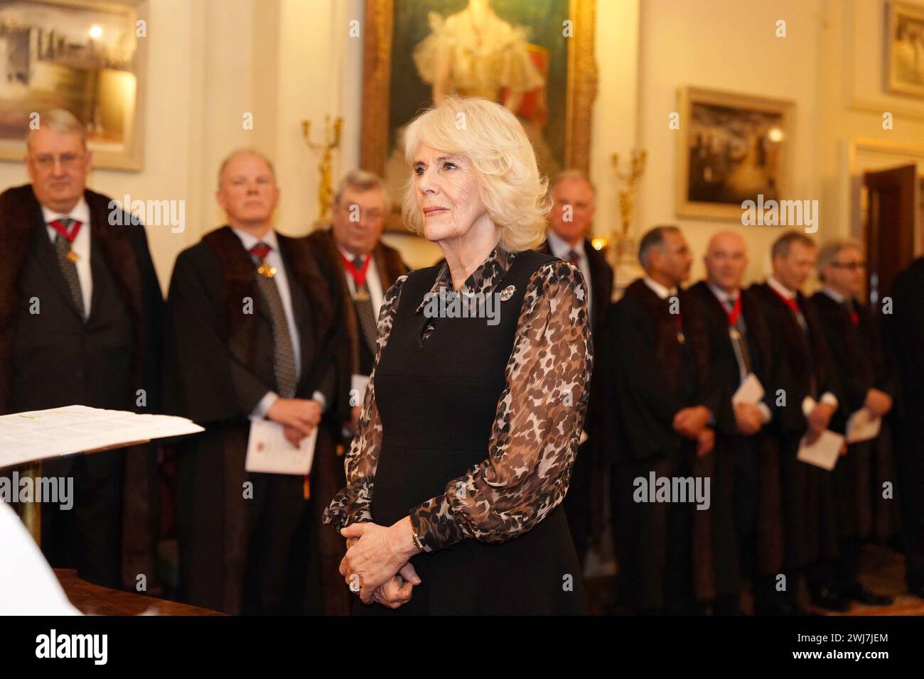 Queen Camilla is installed as Honorary Liveryman of the Worshipful ...