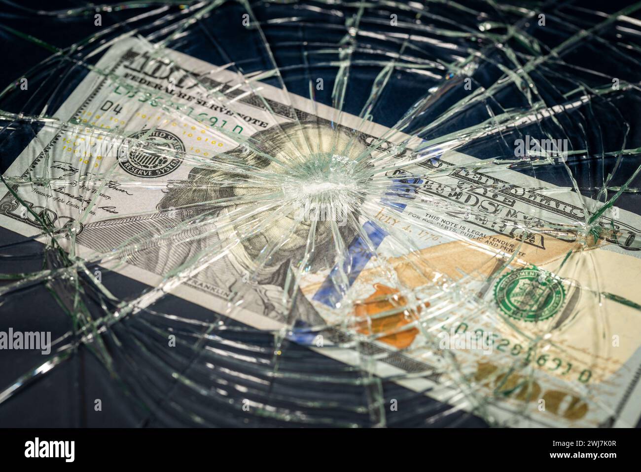 USA money, Fall of US currency, Weakening of dollar 100 dollar banknote ...