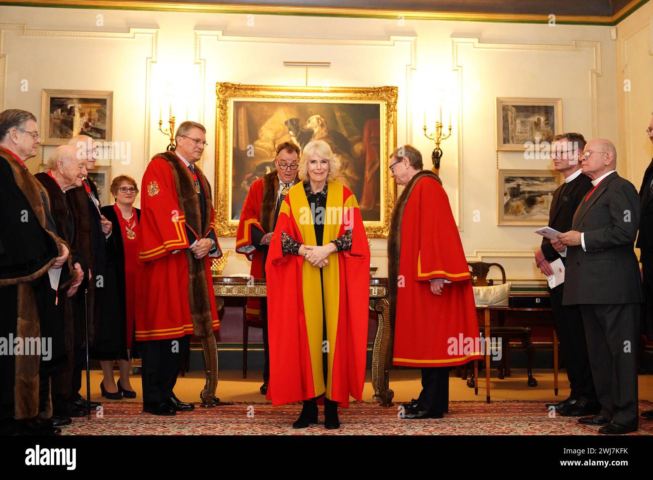 Queen Camilla is installed as an Honorary Liveryman of the Worshipful ...