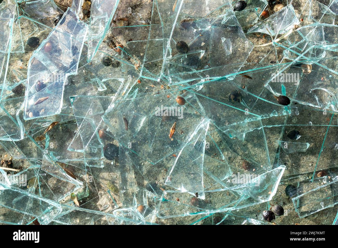 Urban Decay: Broken Glass Texture Background for Safety Hazard Concept ...