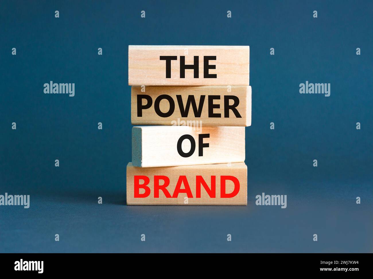 The power of brand symbol. Concept words The power of brand on ...