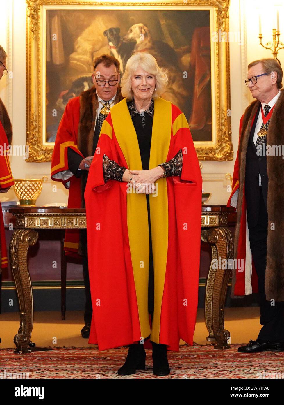 Queen Camilla is installed as an Honorary Liveryman of the Worshipful ...