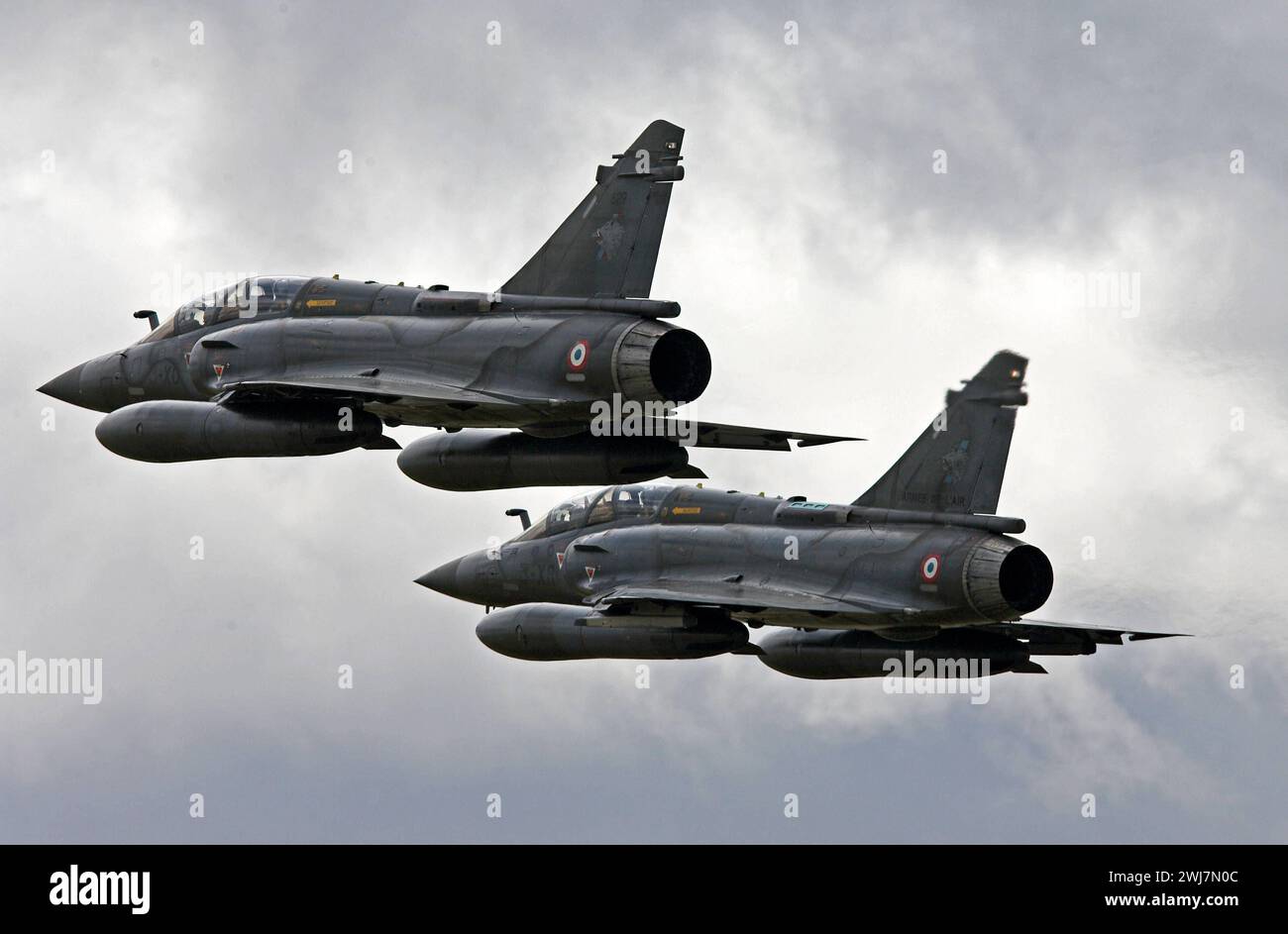 Kampfflugzeuge der französischen Luftwaffe ArmÃ e de lÂ Air vom Typ ...