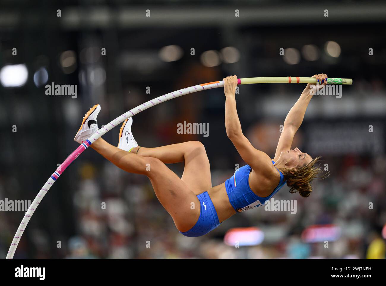 Elisa MOLINAROLO participating in the Pole Vault at the World Athletics ...