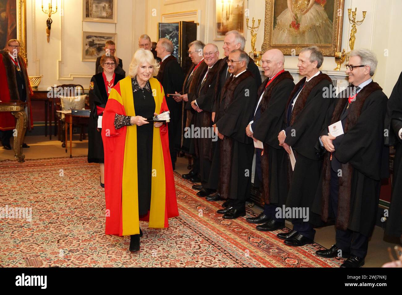 Queen Camilla is installed as an Honorary Liveryman of the Worshipful ...