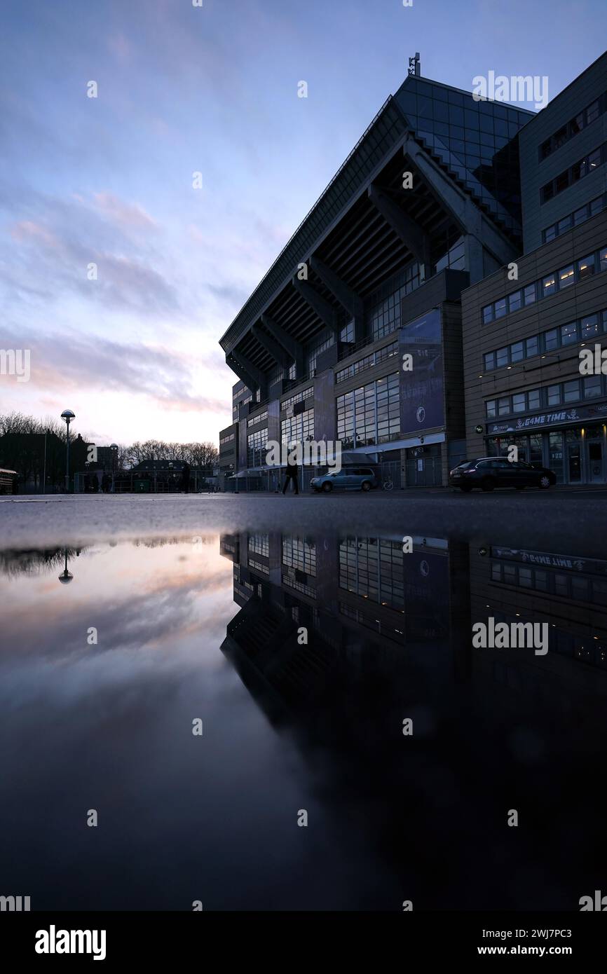 A general view outside the stadium ahead of the UEFA Champions League ...