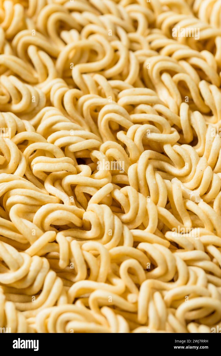 Asian Dry Ramen Noodles Ready to Cook Stock Photo - Alamy