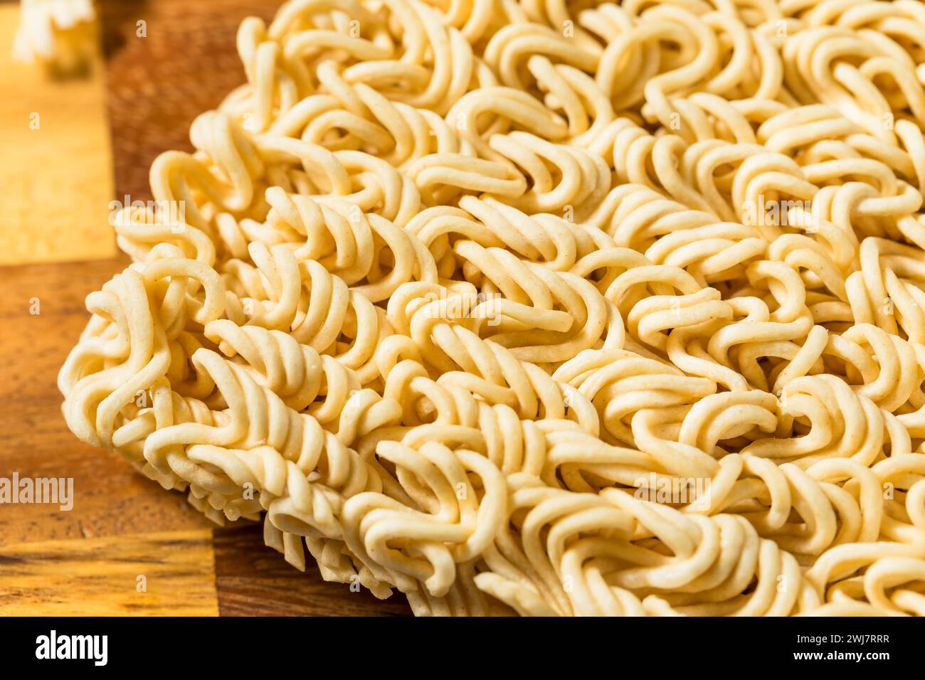 Uncooked instant noodles block dry hi-res stock photography and images ...