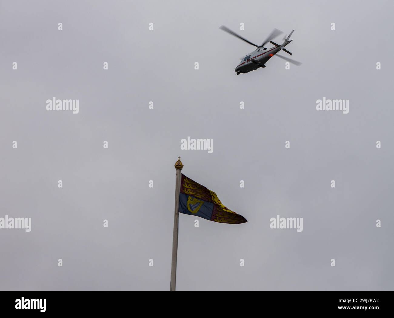 London UK 13th Feb 2024 A member of the Royal family (belived to be HRH ...