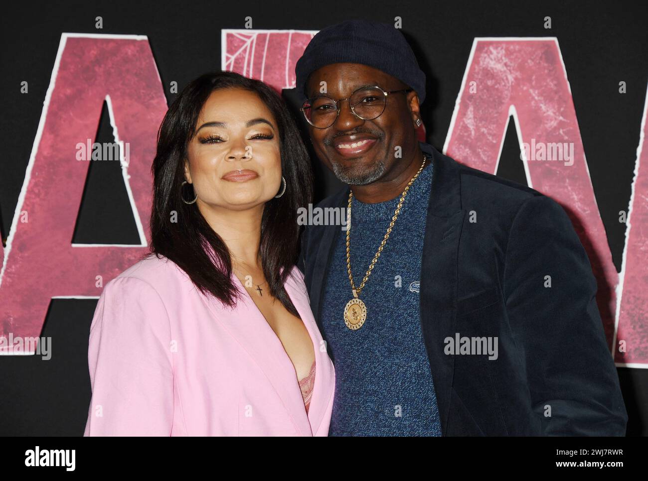 LOS ANGELES, CALIFORNIA - FEBRUARY 12: (L-R) Dannella Lane and Lil Rel ...