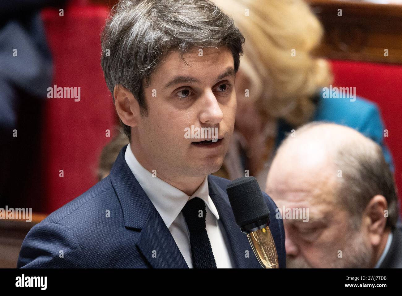 French Prime Minister Gabriel Attal takes part in a session of ...
