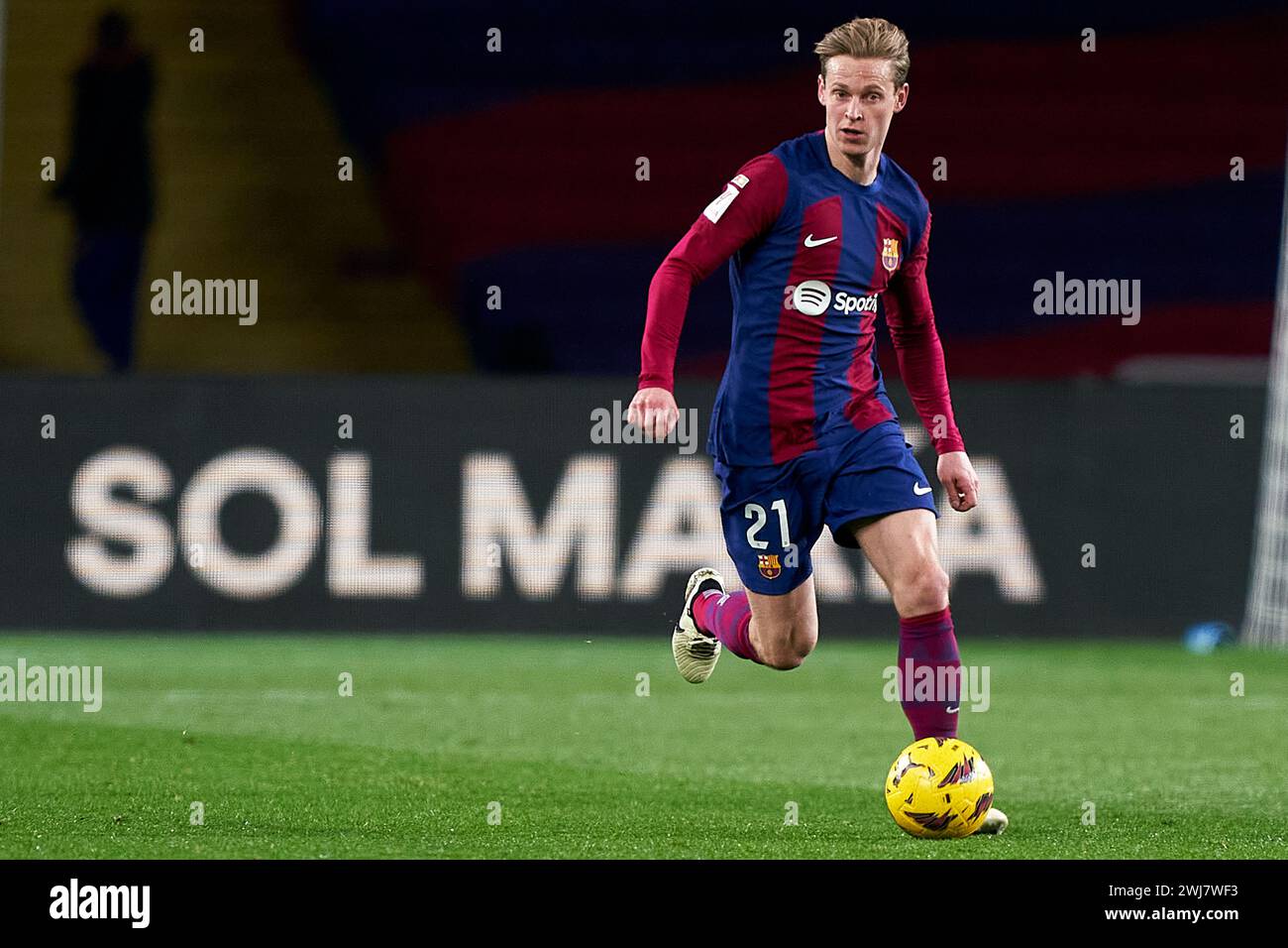 Frenkie de Jong of FC Barcelona in action during the LaLiga EA Sports ...