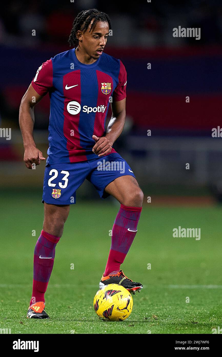 Jules Kounde of FC Barcelona in action during the LaLiga EA Sports ...