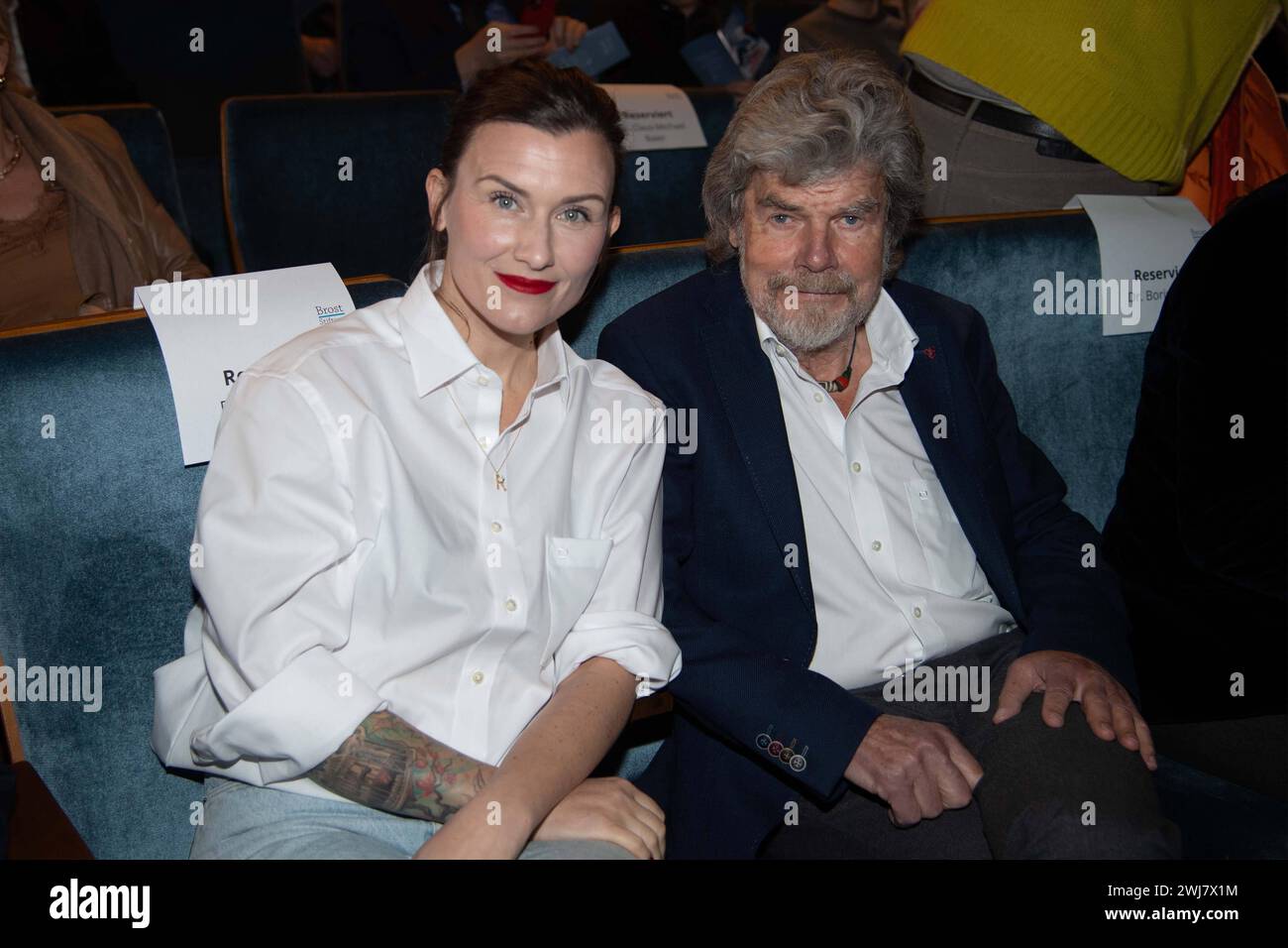 v.l. Diane MESSNER, Ehefrau von Reinhold Messner, Reinhold MESSNER ...