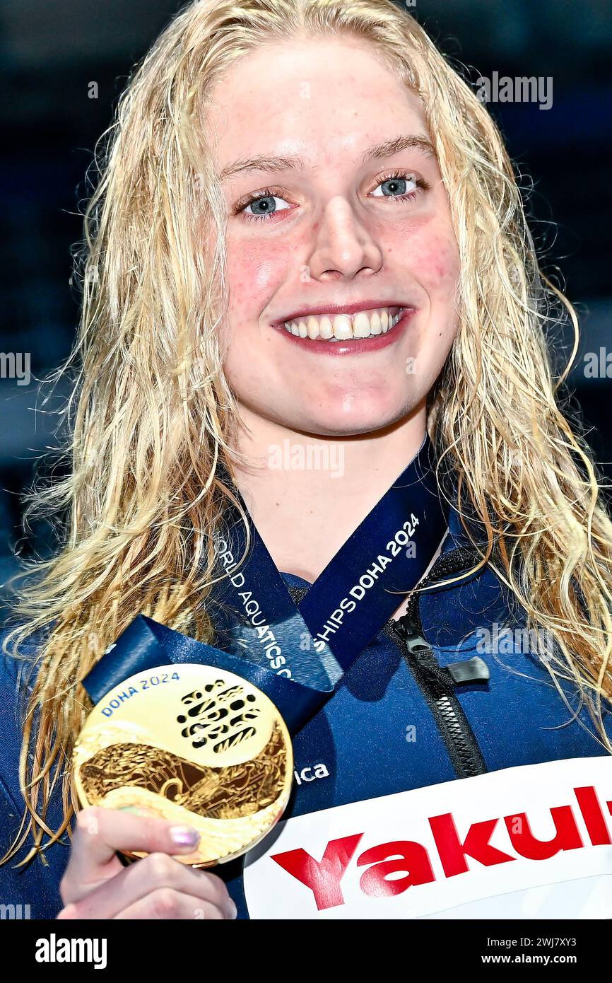 Claire curzan of united states of america gold hi-res stock photography ...