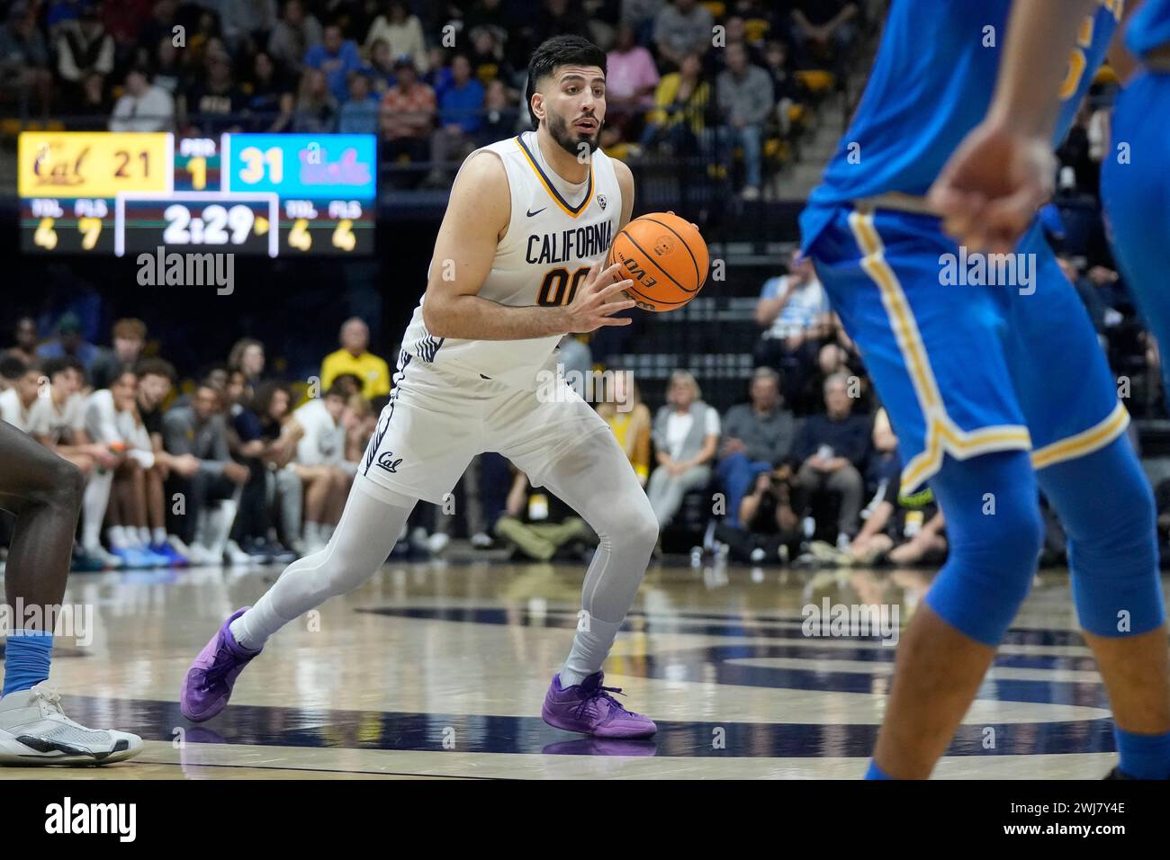 California forward Fardaws Aimaq during an NCAA college basketball game ...