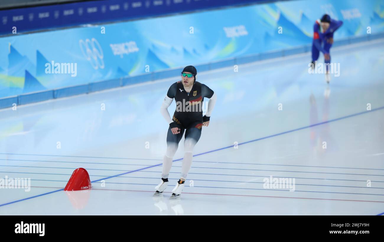 FEB 6, 2022 - Beijing, China: Patrick Beckert of Team Germany competes ...