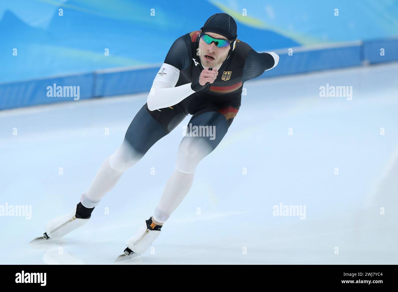 FEB 6, 2022 - Beijing, China: Patrick Beckert of Team Germany competes ...