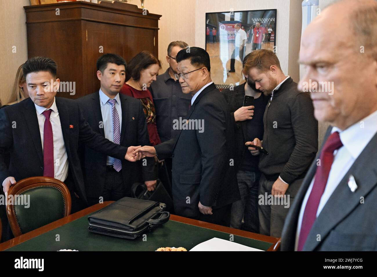 Meeting of the Chairman of the Central Committee of the Communist Party ...