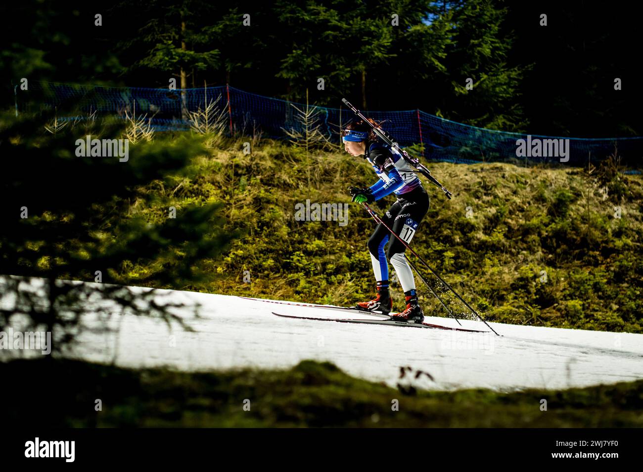 Tuuli Tomingas of Estonia during the women's 15 km individual race at ...