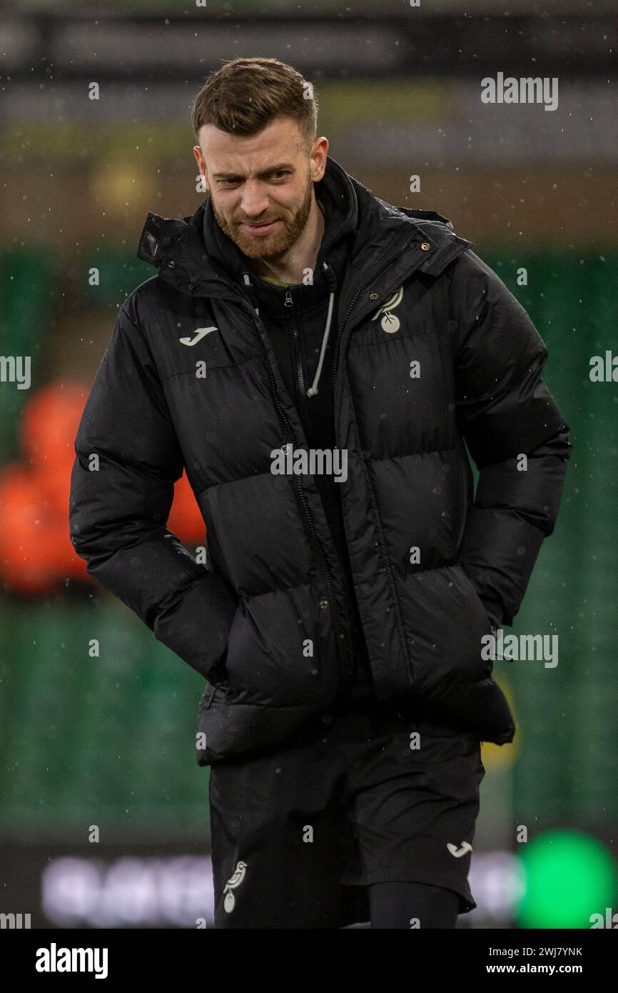 Goalkeeper Angus Gunn of Norwich City is seen before the Sky Bet ...
