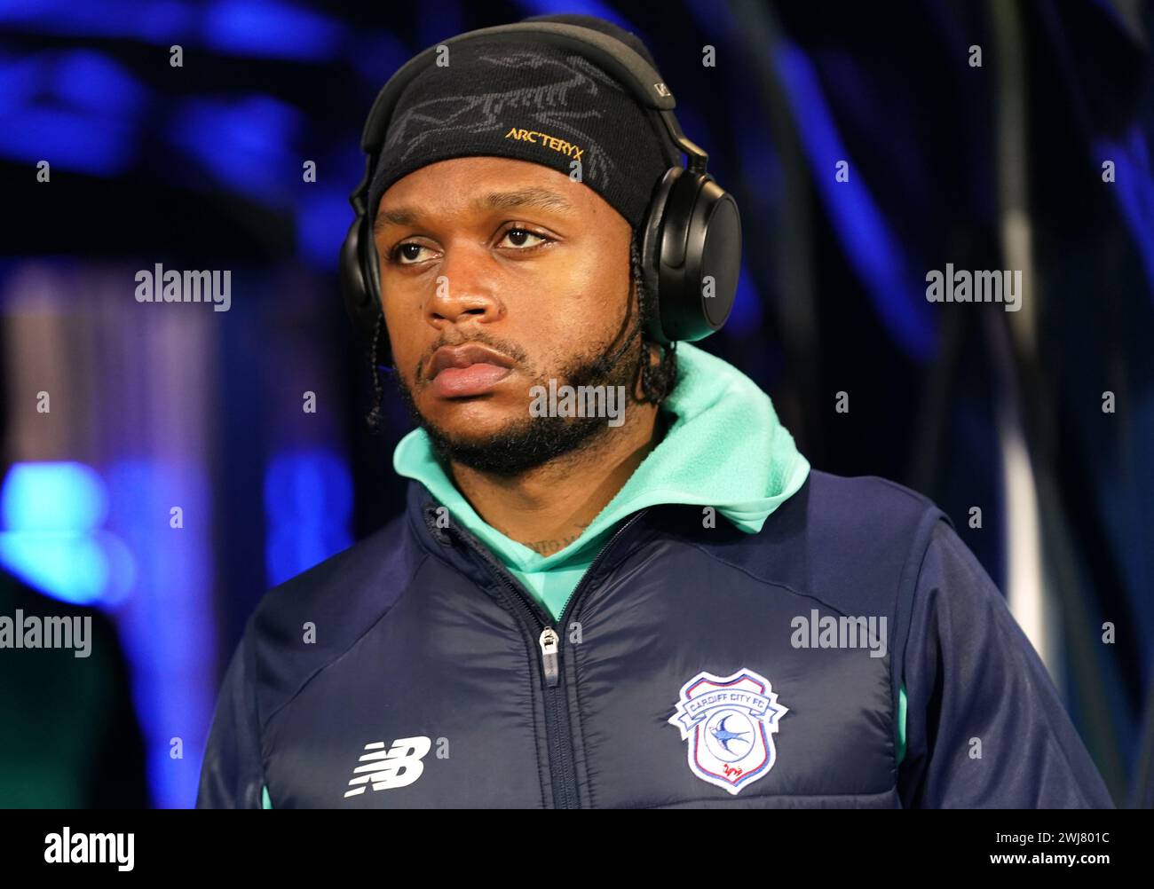 Cardiff City's Mahlon Romeo arrives ahead of the Sky Bet Championship ...