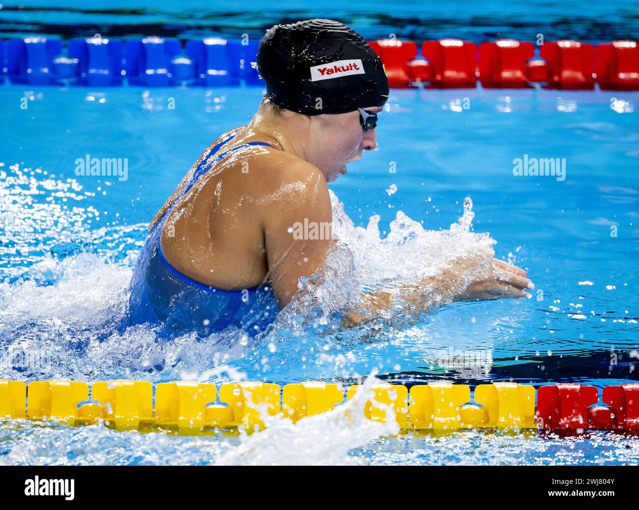 DOHA - Tes Schouten in action in the final 100 school women during the ...