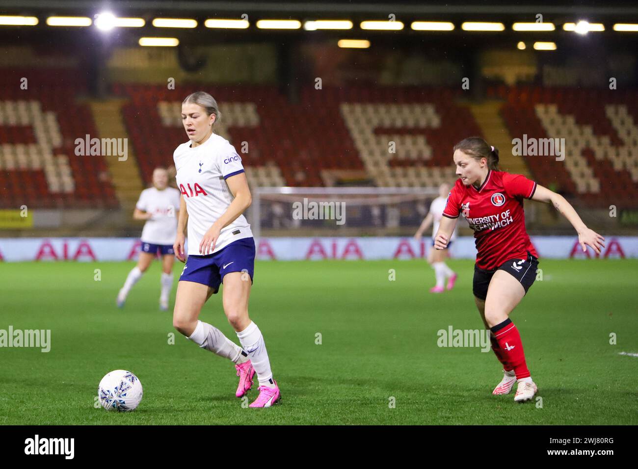London, England. 10 February, 2024. Charlotte Grant of Tottenham ...