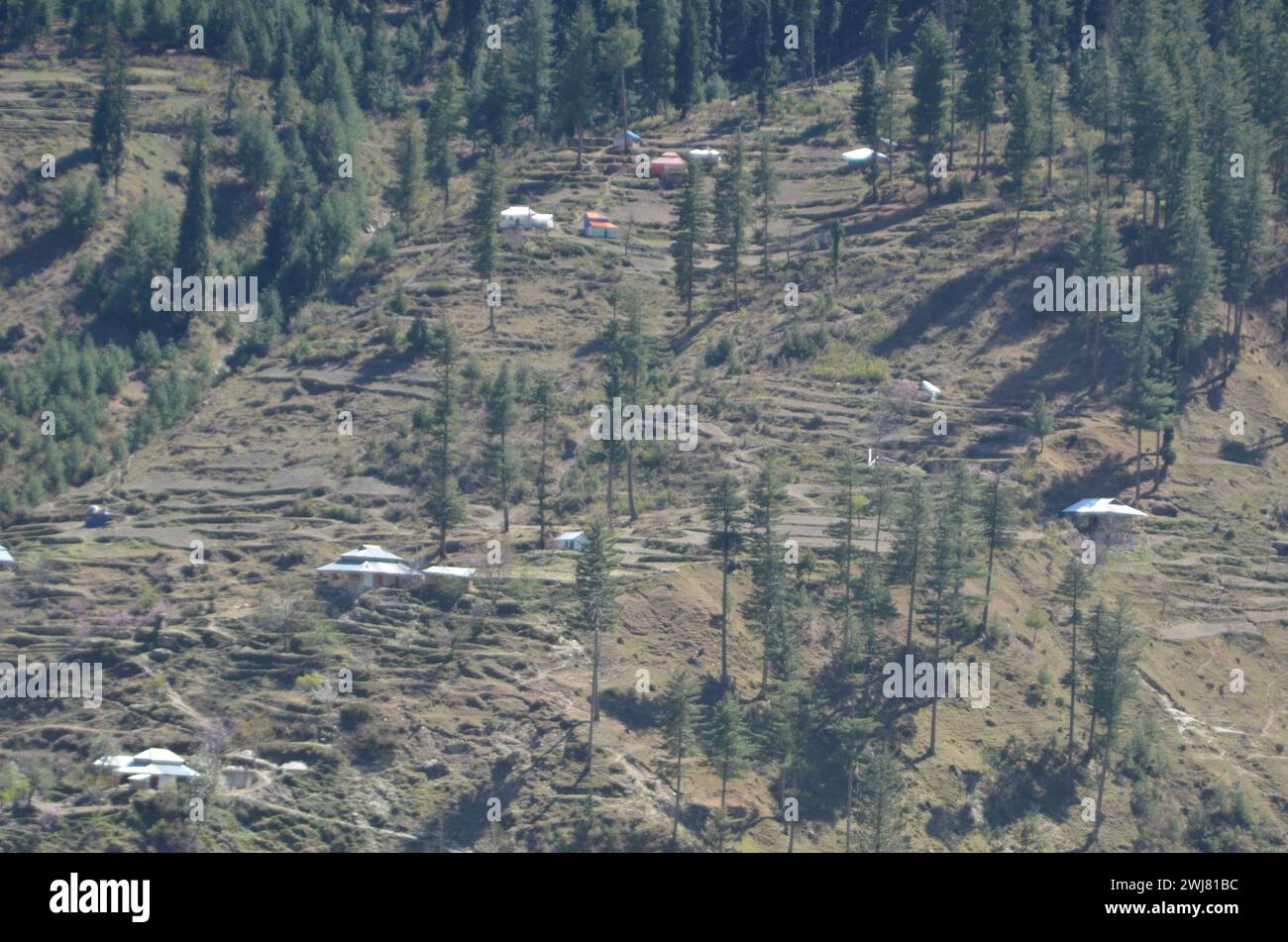Early Spring Weather in Hilly Areas of pakistan Stock Photo - Alamy