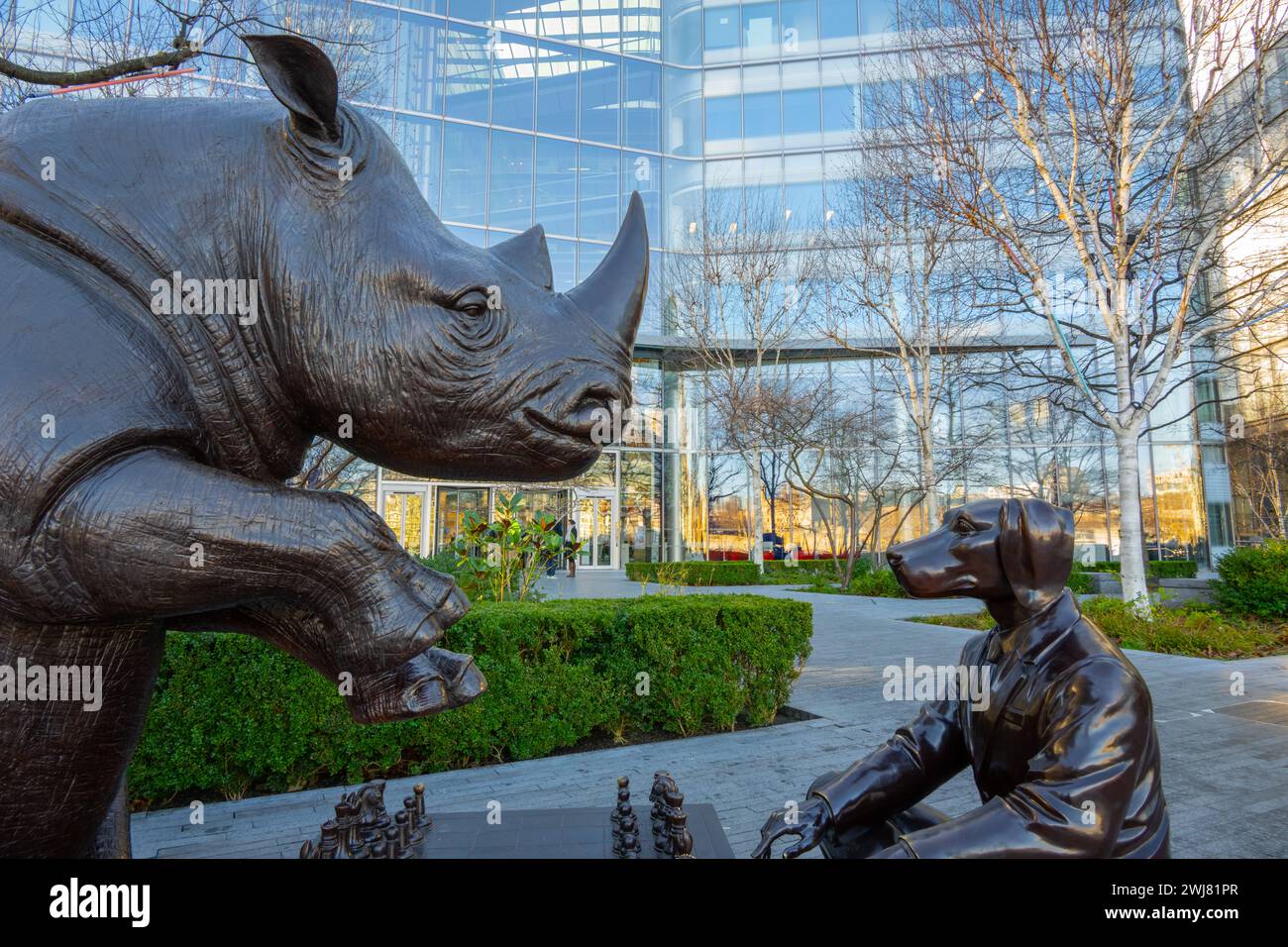Sculpture by Gillie and Marc in London Bridge City Stock Photo - Alamy