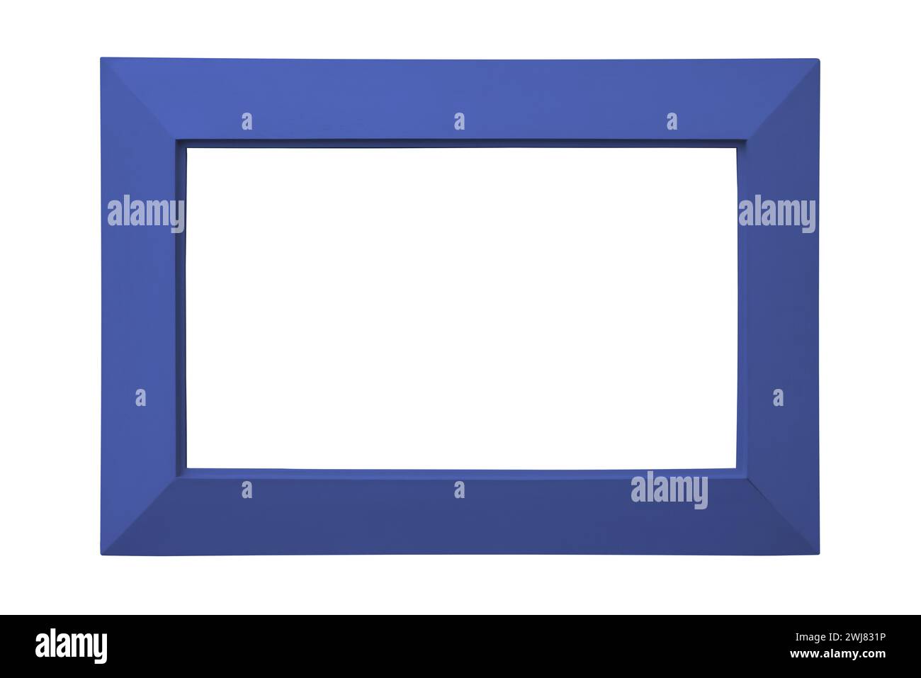 Dark blue picture photo frame broad thick wide modern minimal simple ...