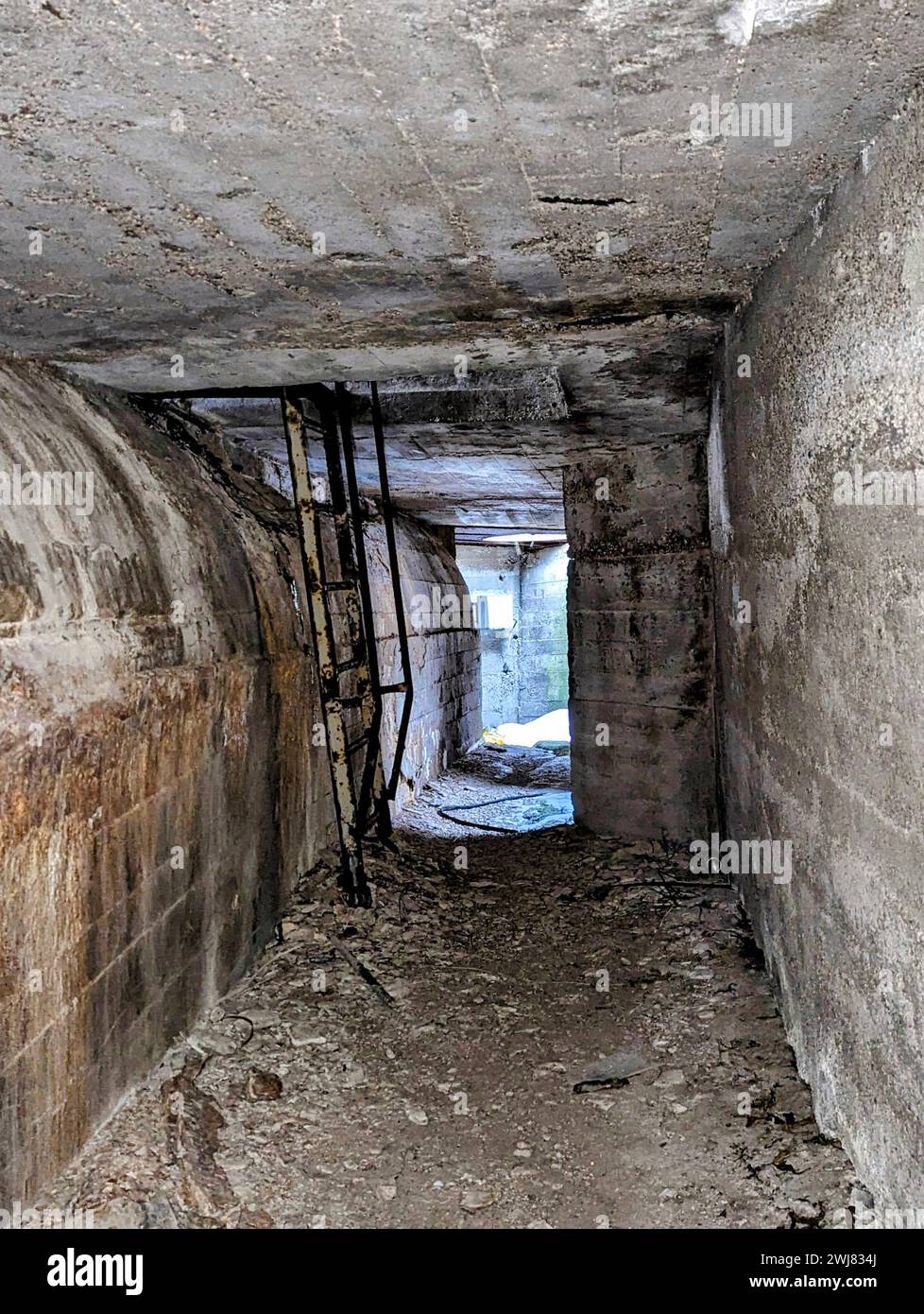 Skrolsvik, fort built by Nazi German Wehrmacht 1941, now ruins, museum ...