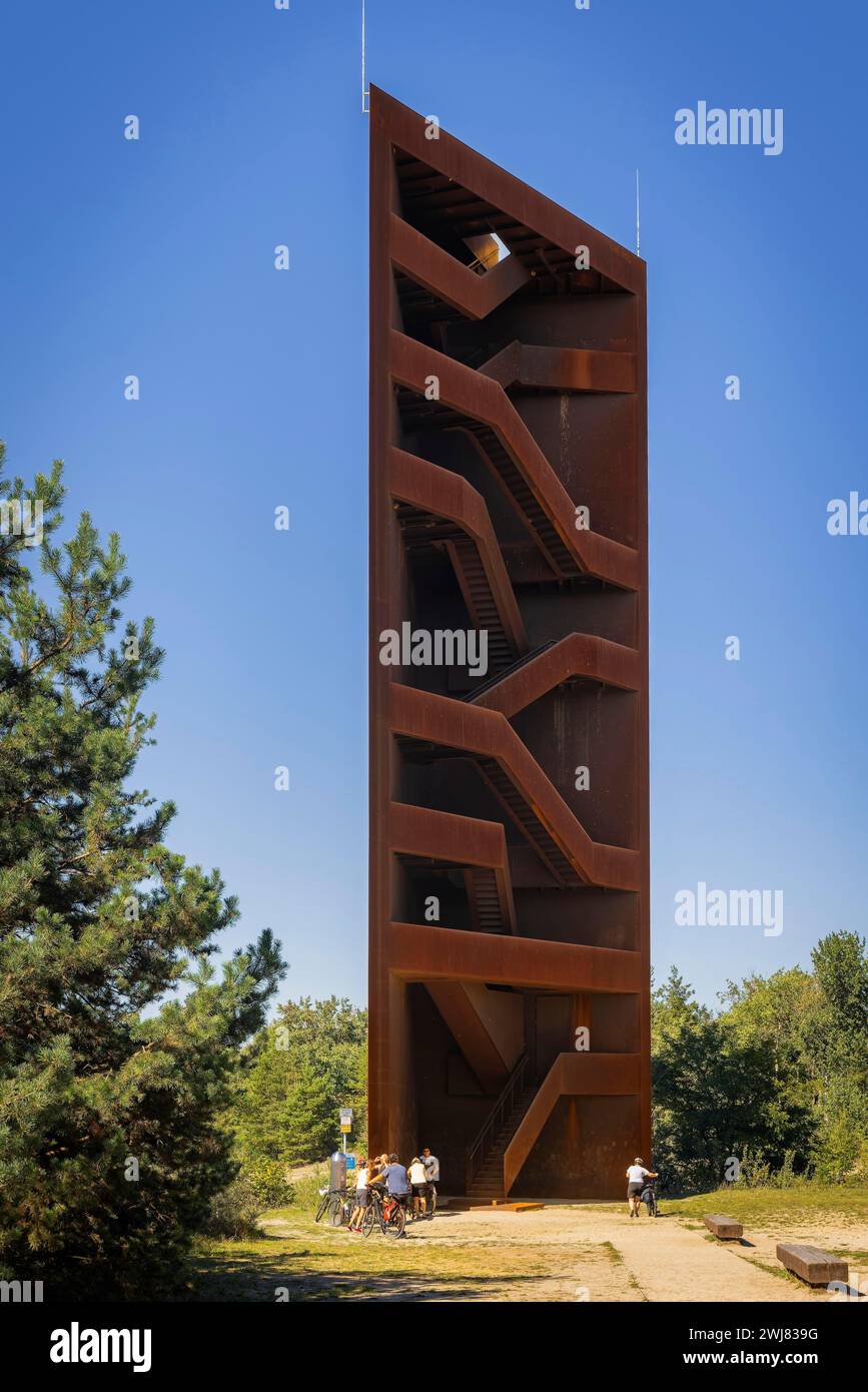 The 30 metre high landmark of the Lusatian Lakeland, the so-called ...