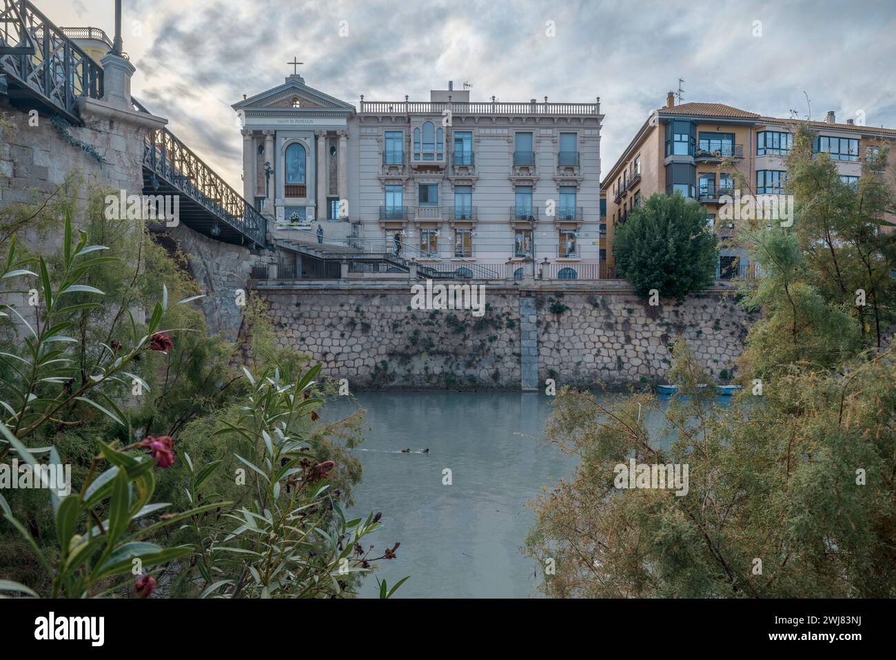 Temple dedicated to the Virgin of Los Peligros from the 19th century ...