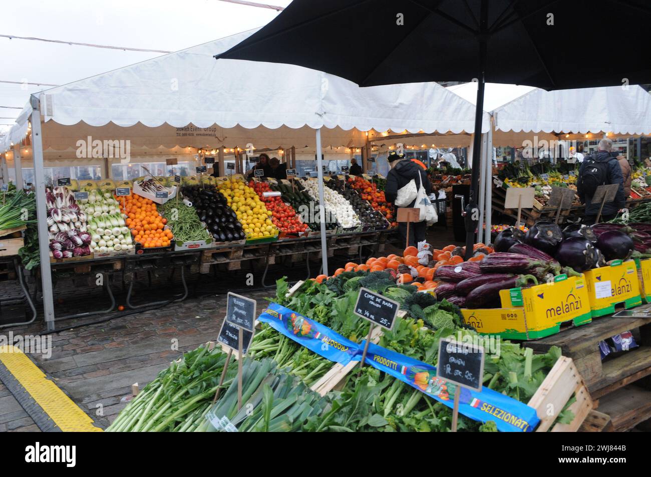 Copenhagen, Denmark/13 February 2024/farmer market or Fruit & vegetable ...