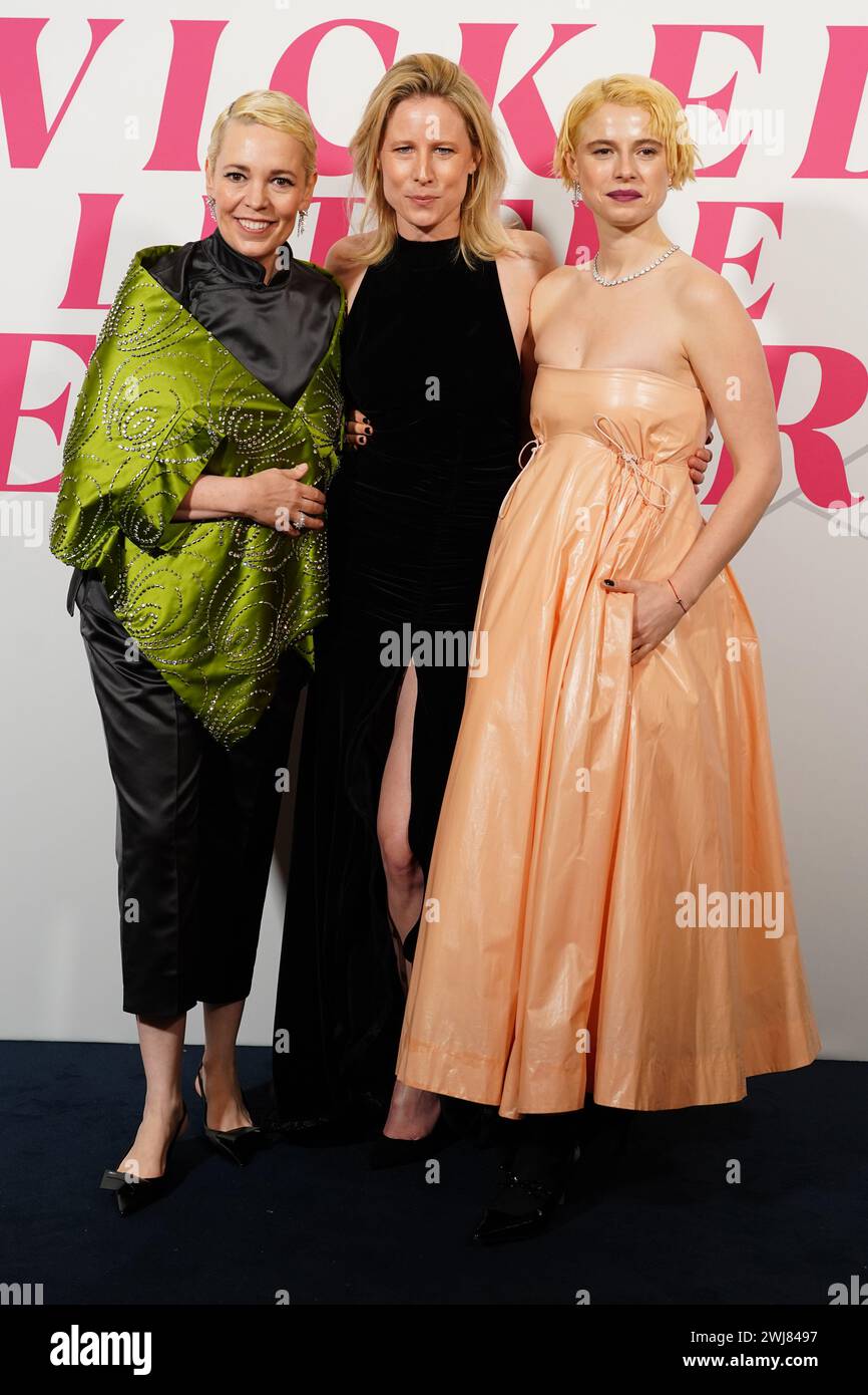 (left to right) Olivia Colman, Thea Sharrock and Jessie Buckley attend ...