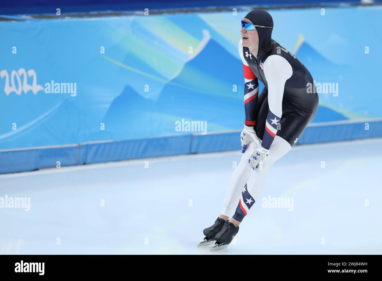 FEB 6, 2022 - Beijing, China: Ethan Cepuran of Team United States of ...