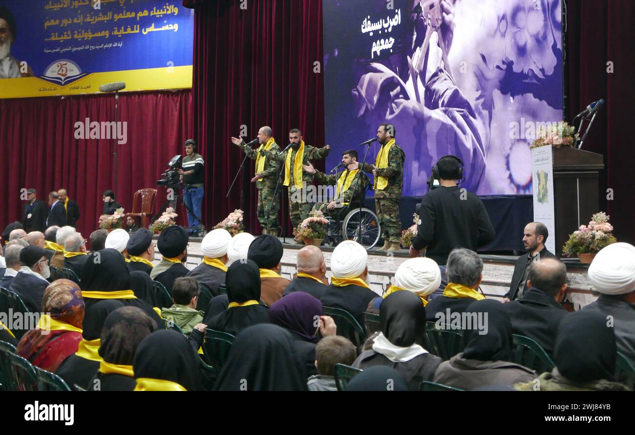 Beirut lebanon dahiye hezbollah shiite muslim hassan nasrallah i hi-res ...