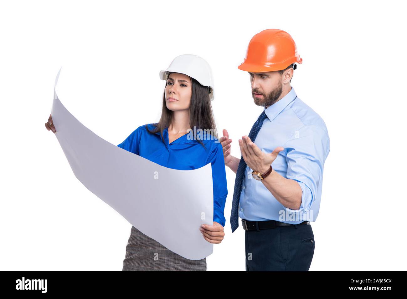 Engineer manager with assistant conduct inspection. Engineering ...