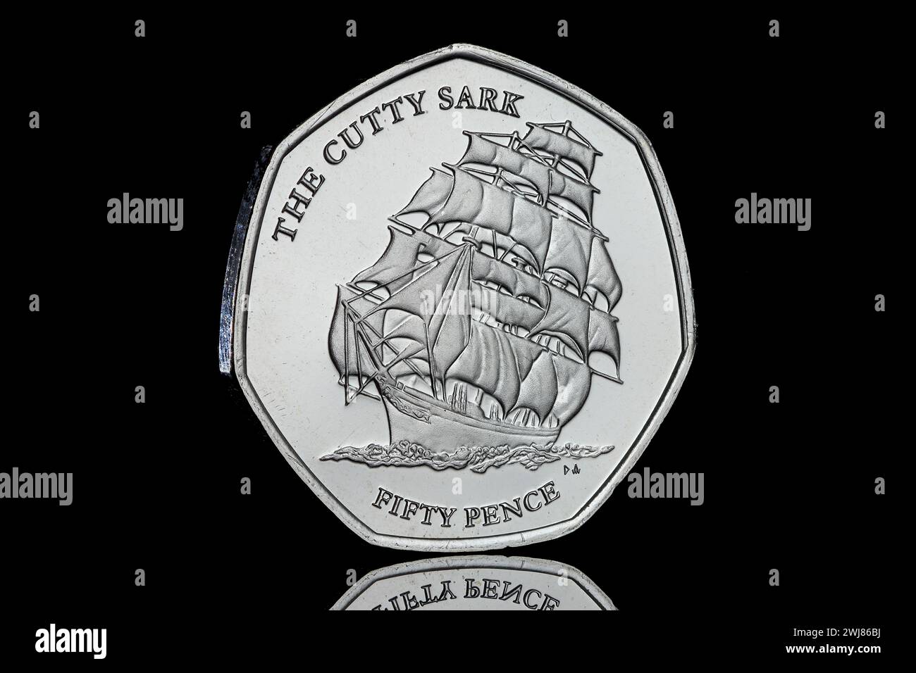 A 2020 50p coin issued on behalf of the British Indian Ocean Territory ...