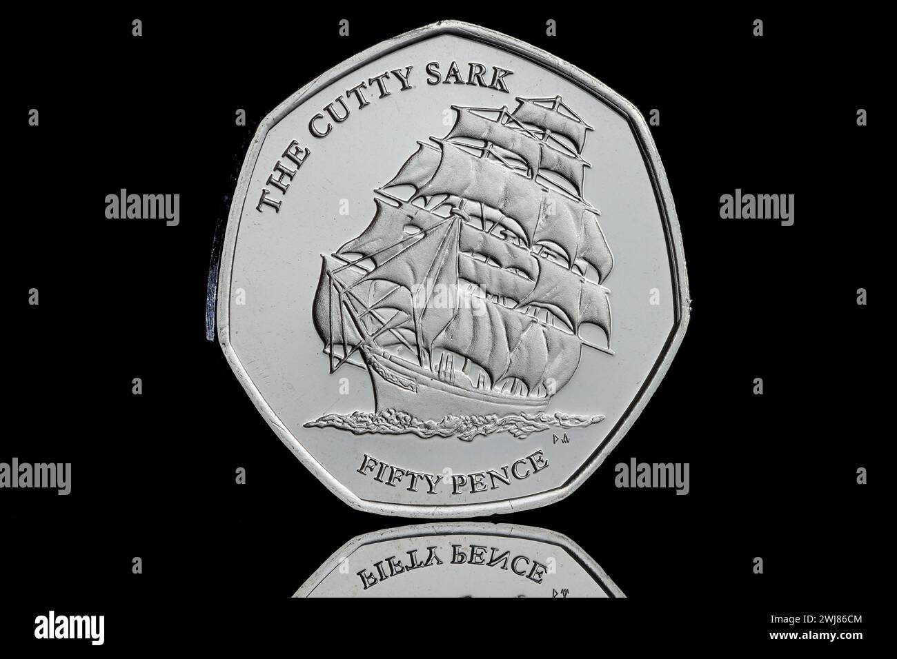 A 2020 50p coin issued on behalf of the British Indian Ocean Territory ...