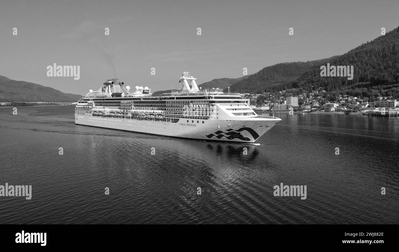 Ketchikan, Alaska USA - May 27, 2019: cruise ship Coral Princess of ...