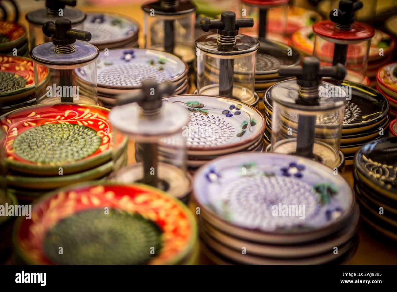 Traditional Ceramic Grater for the kitchen Stock Photo - Alamy