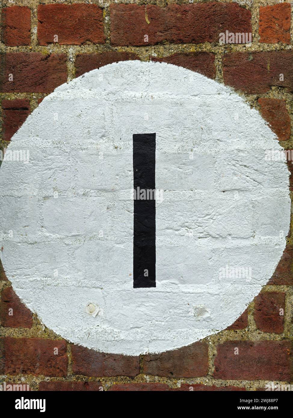 Black circle sign creative i letter hi-res stock photography and images ...